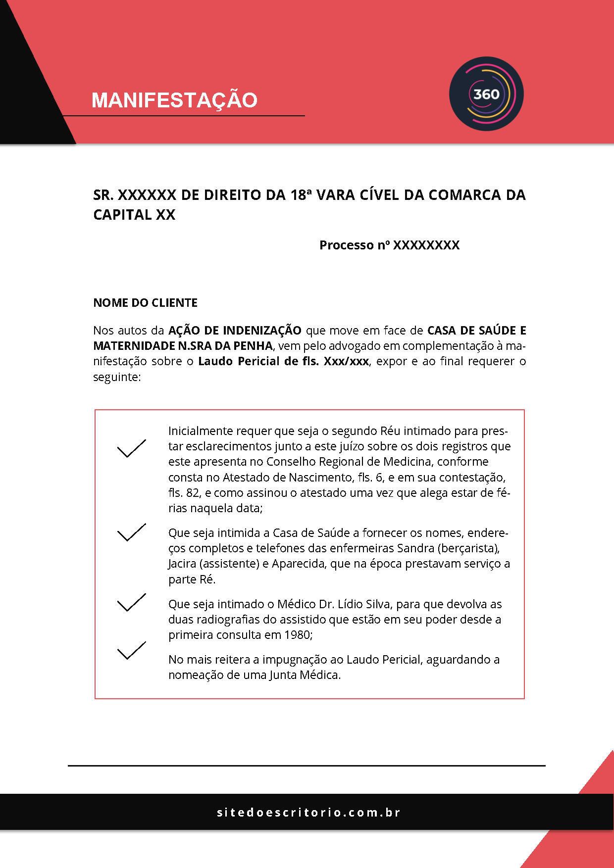 Box Visual Law 360 - Modelos Editáveis De Documentos Resigne - Copy ...